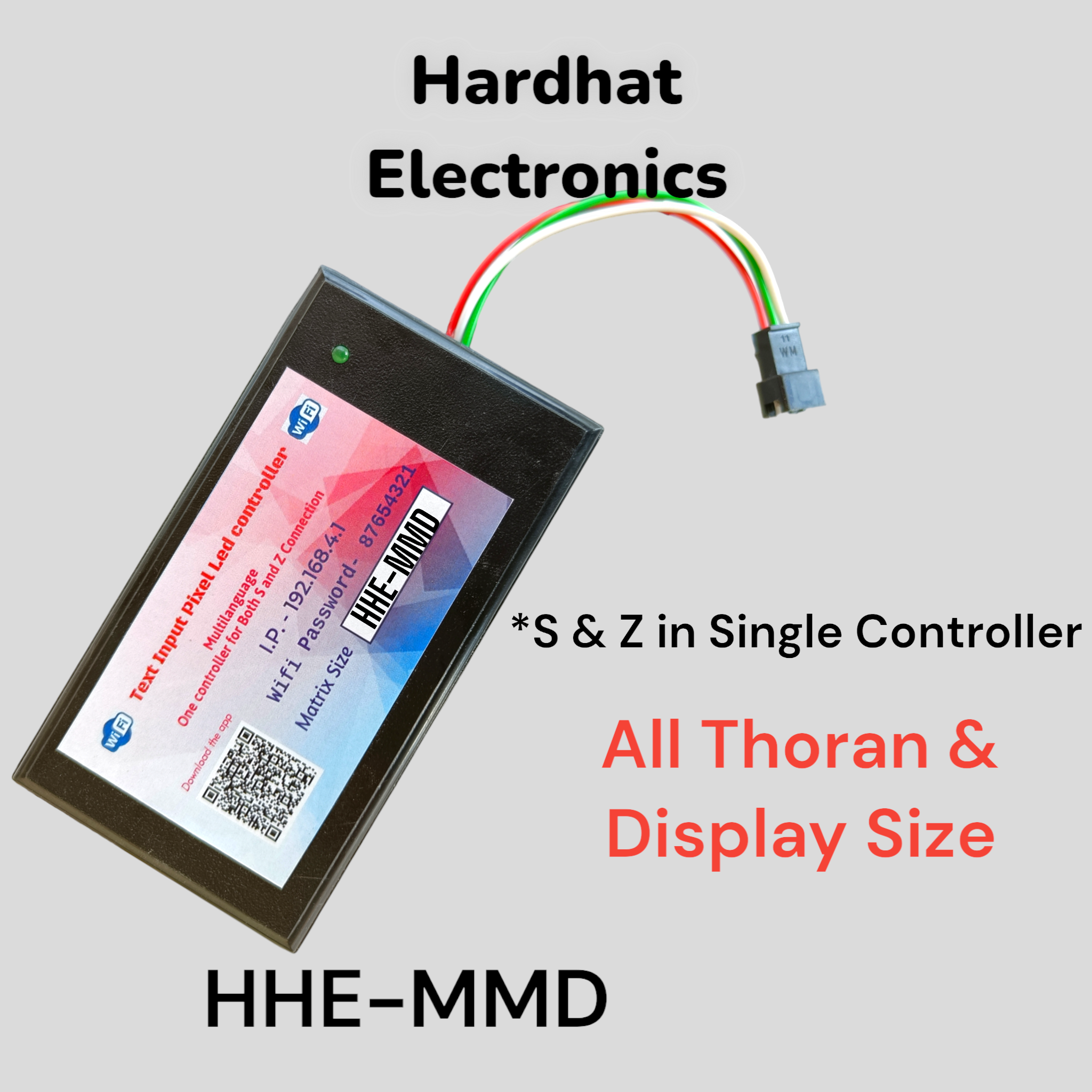 Hhe Mmd Multi Size And Multilanguage Display Controlleronly Text Hardhat Electronics