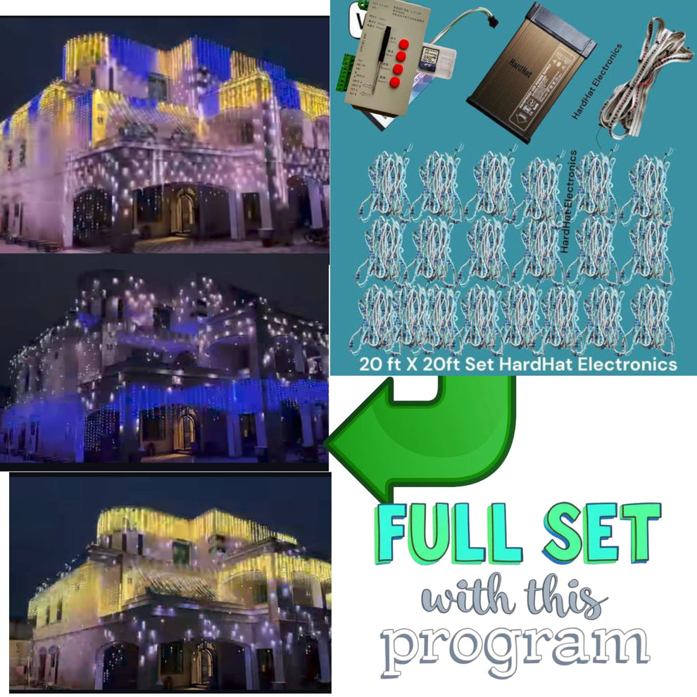 20ft X 20ft and 40ft pixel Setup (Pixel led Setup) New Design – HardHat ...