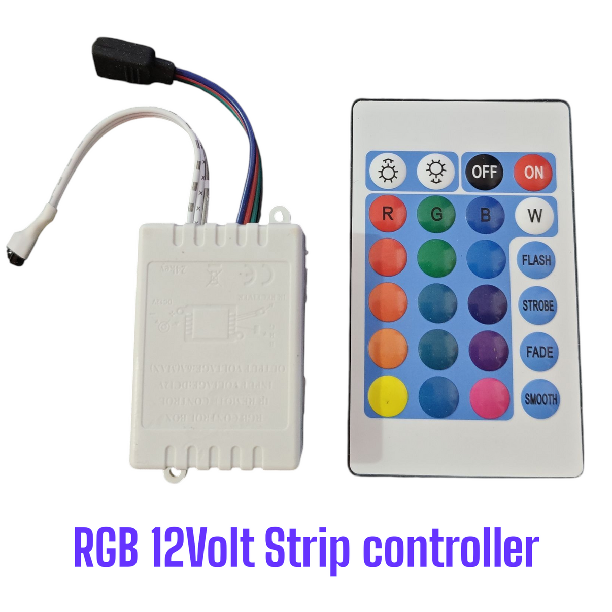 RGB LED 12 volt RF – HardHat Electronics