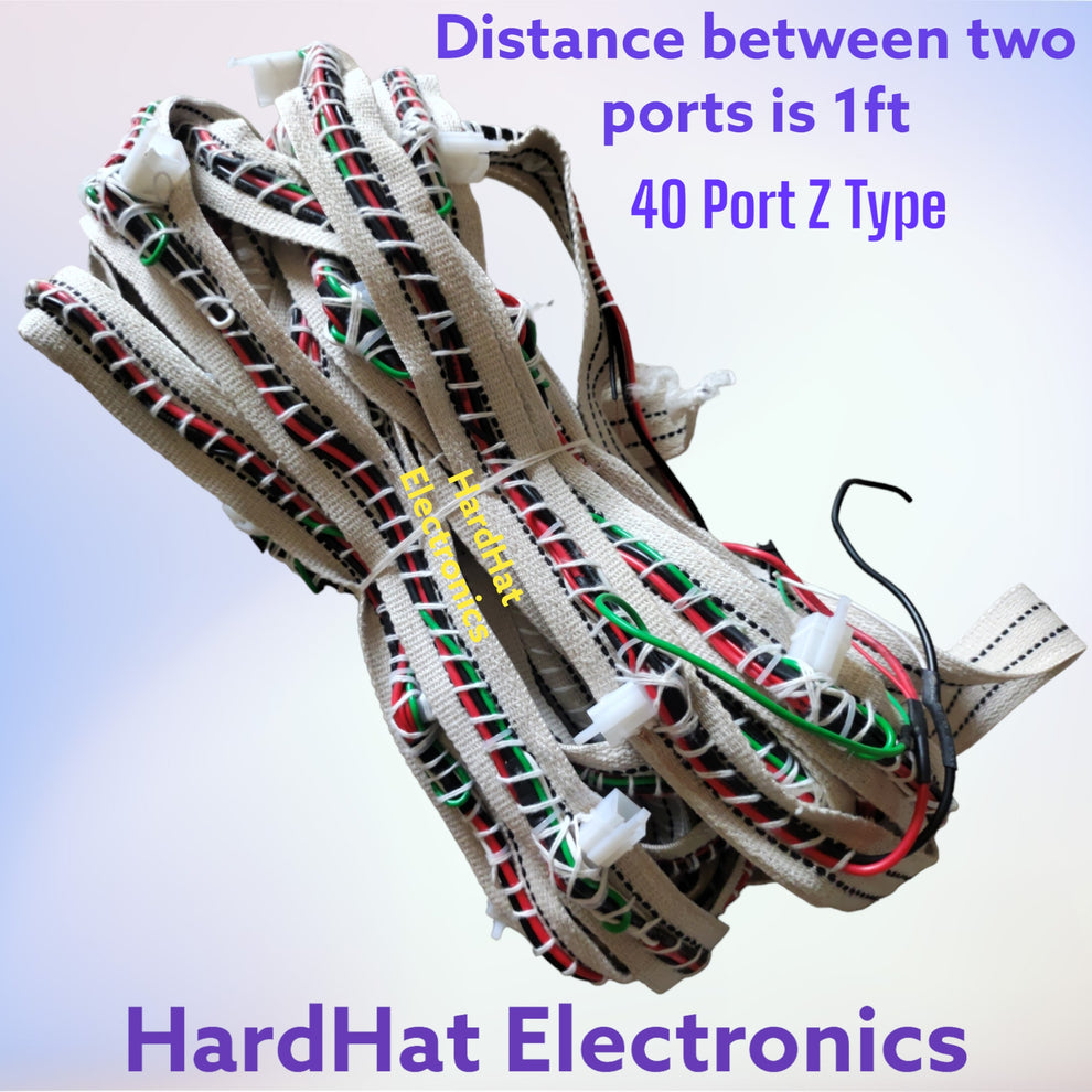 Z type patta 40 port ( 40 पोर्ट मे z टाइप पट्टा हेवी कनेक्टर 23-40 कने ...