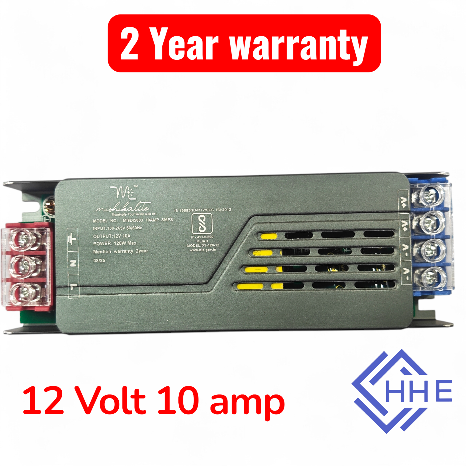ML Power supply 12 volt 10 AMP (2 year warranty, full replace ...