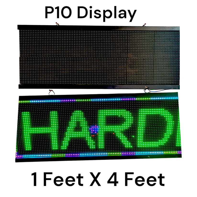 P10 Moving Display Name Board. – HardHat Electronics