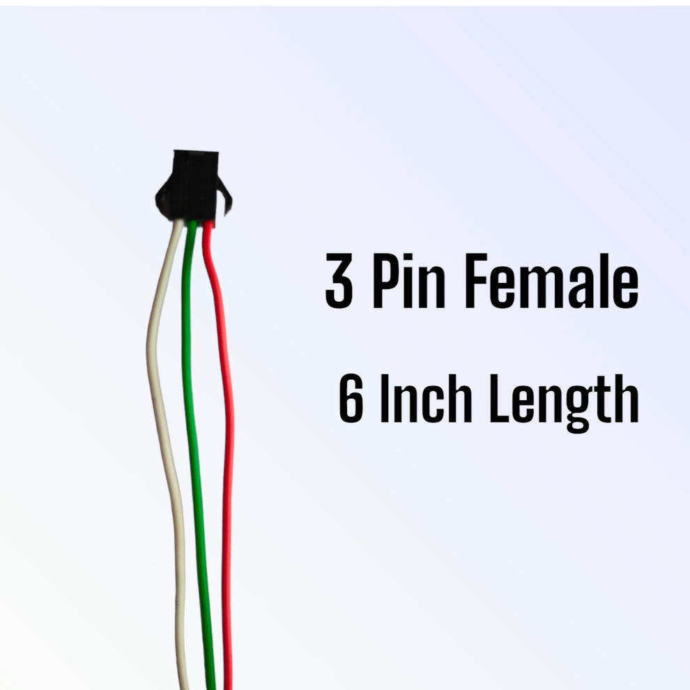 Buy 3 Pin Male Female Connector | HardHat Electronics