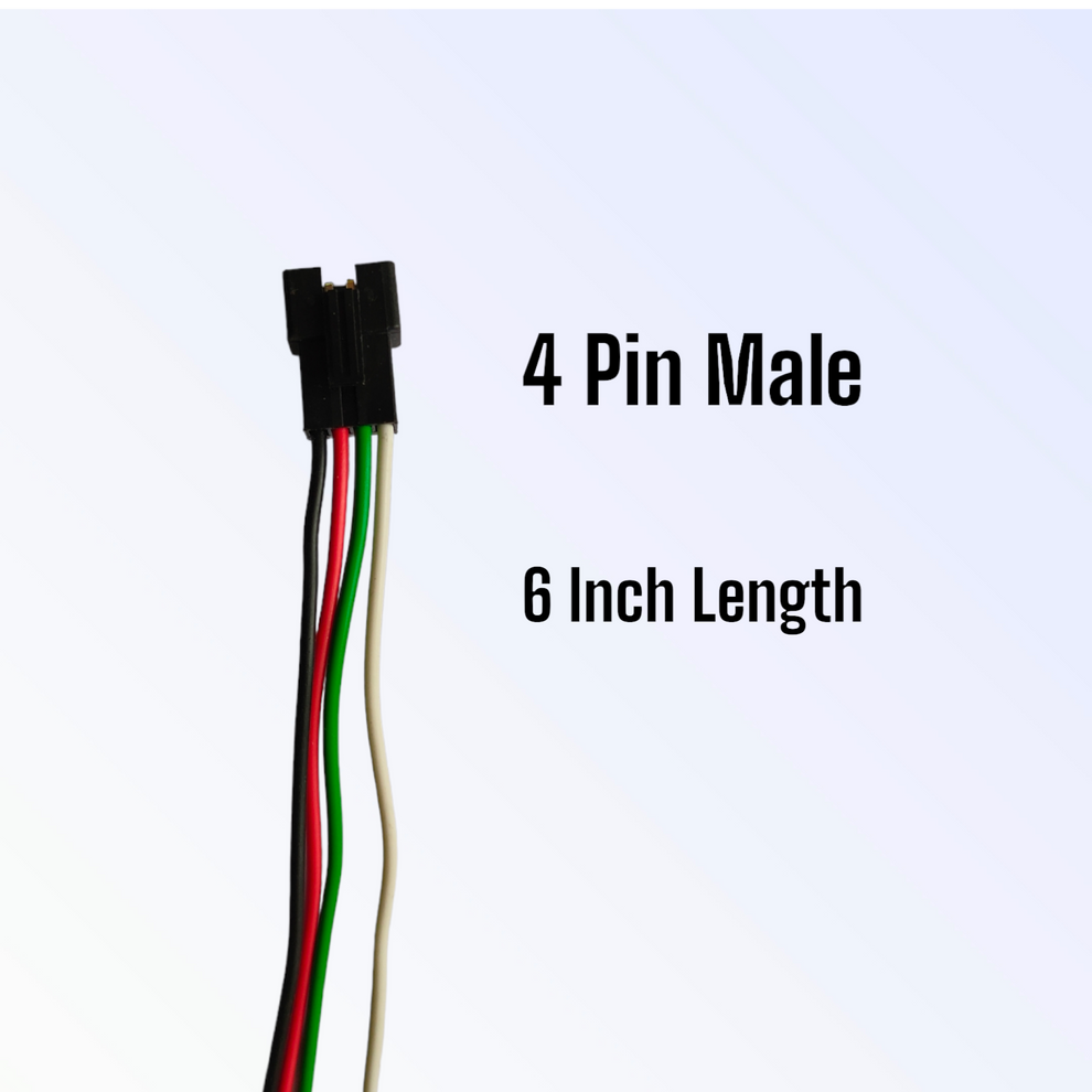 4 Pin Male Connector – HardHat Electronics