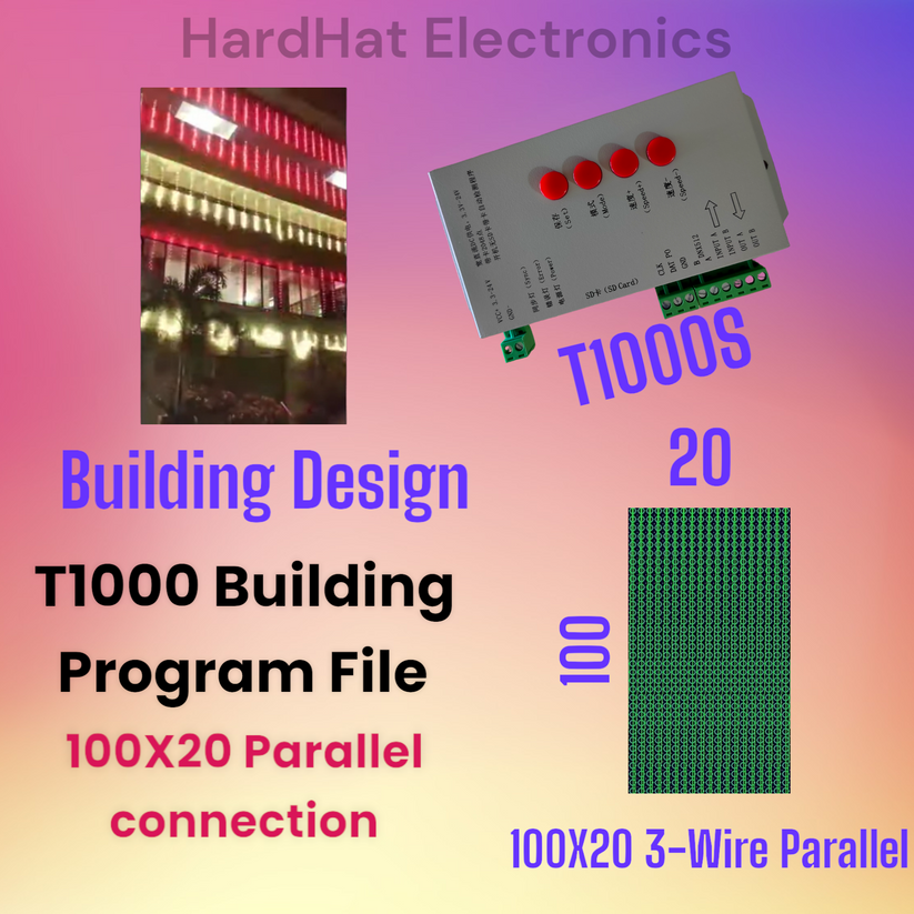 Buy 100 X 20 for T1000S Parallel connection | HardHat Electronics