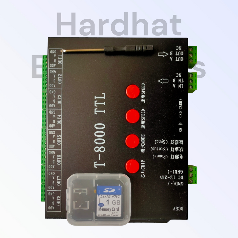 Buy T8000TTL Pixel Led Controller | HardHat Electronics